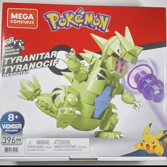 megabloks | Other | Mega Construx Pokemon Tyranitar Building Set 396 Pcs New In Box Pokeman New ...